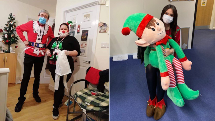 Celebrating Elf Day in a service that supports people at home ...