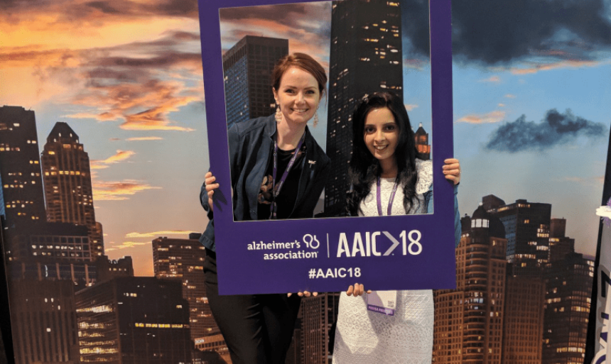 Aoife Kiely with Sahdia Parveen, Senior Research Fellow who is working ...