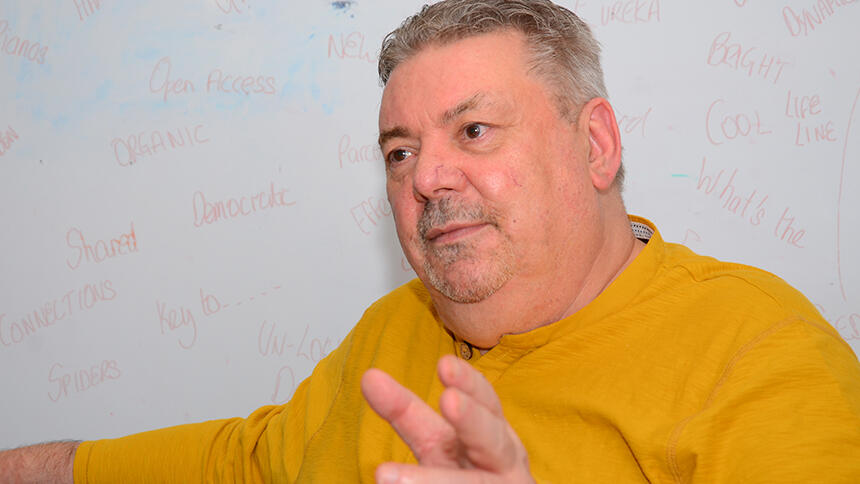 Nigel Hullah at Alzheimer's Society. | Alzheimer's Society