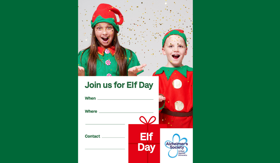 Elf Day schools poster | Alzheimer's Society