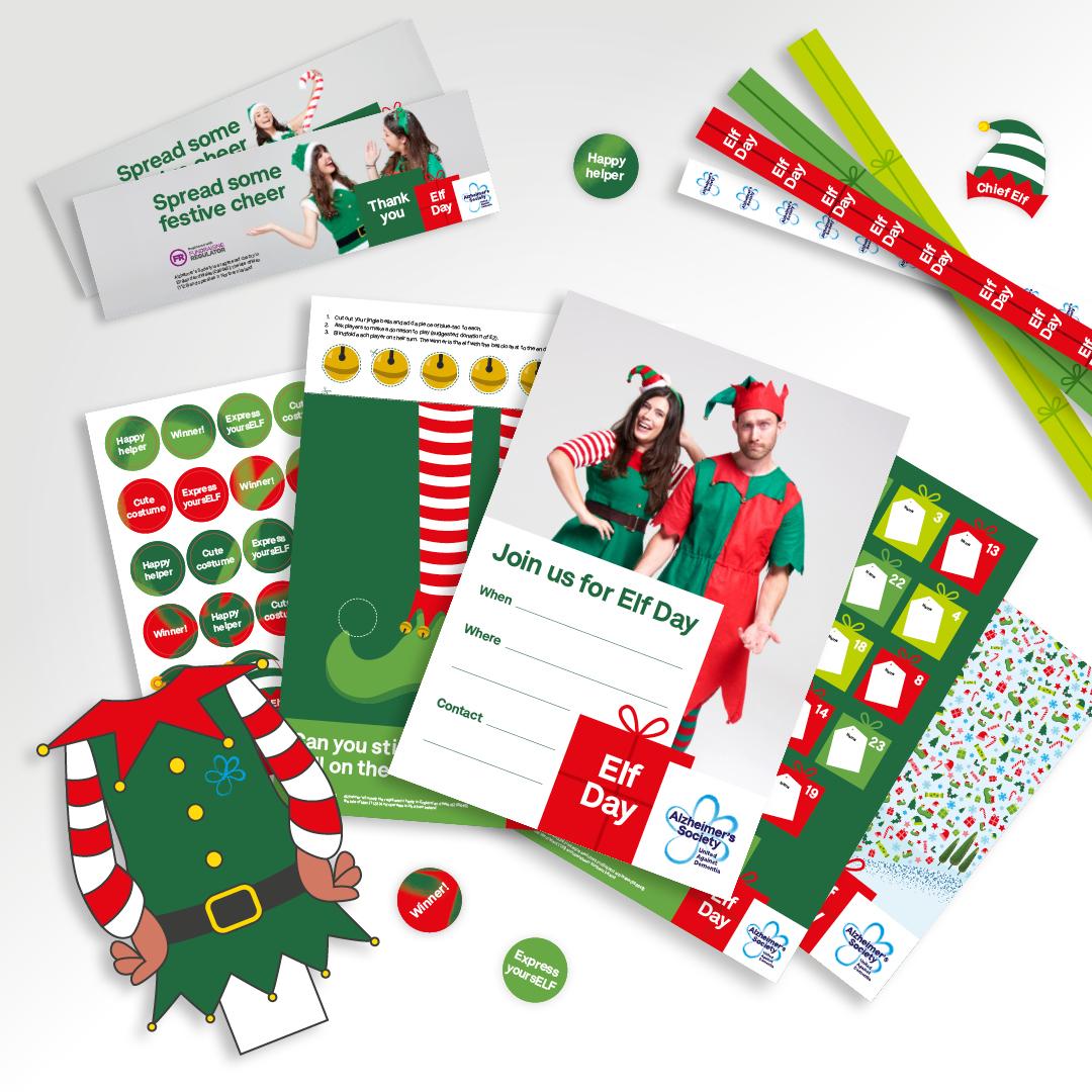 Elf Day fundraising pack image | Alzheimer's Society