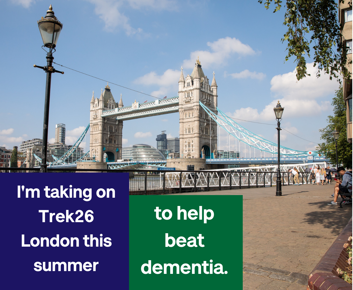 Trek 26 London badge | Alzheimer's Society