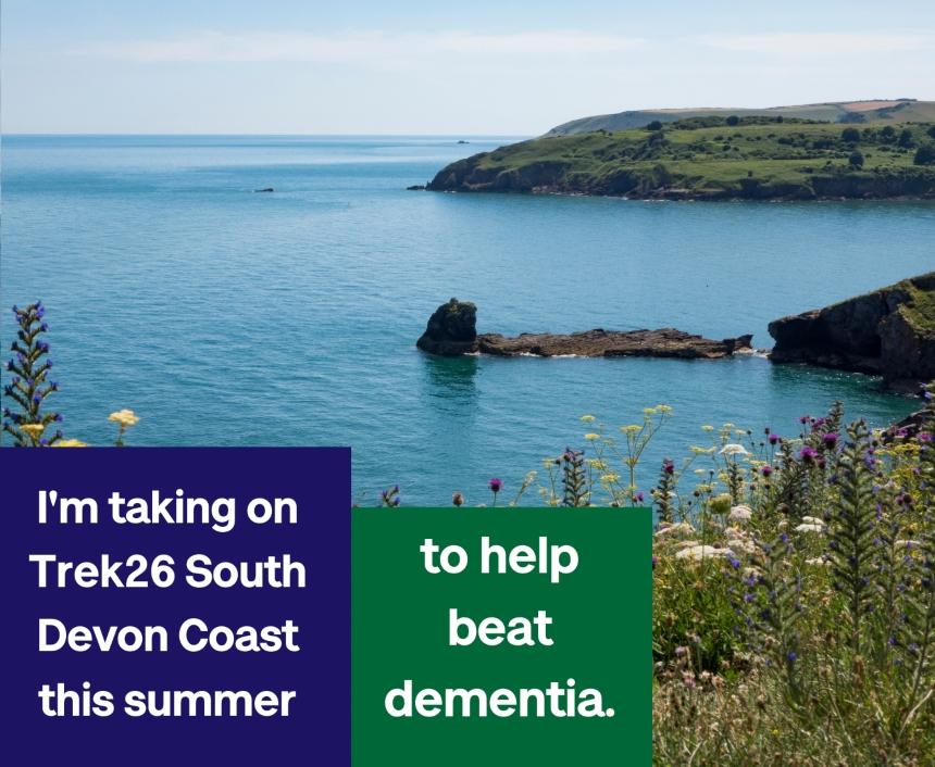 Trek 26 South Devon Coast badge | Alzheimer's Society