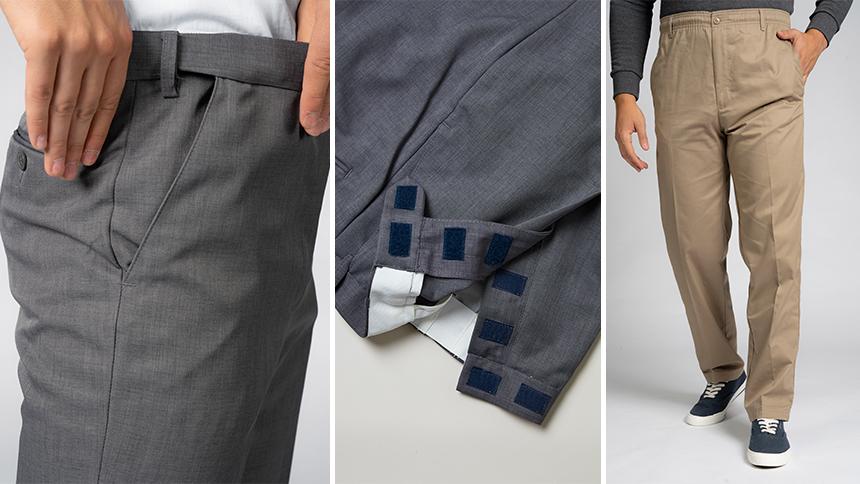 Clothes and shoes specially designed to be easier for people with ...