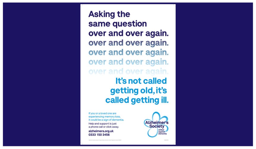 Dementia Action Week 2022 A4 Poster (English) | Alzheimer's Society