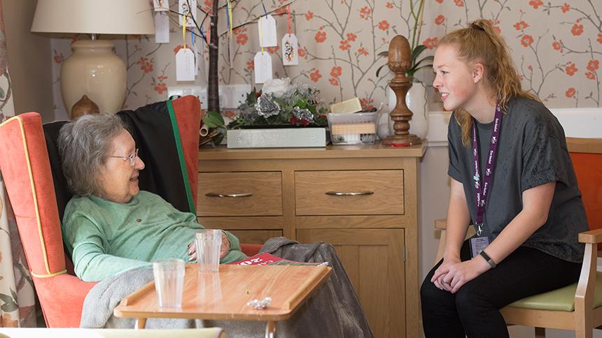 Connecting young people with care home residents who have dementia ...