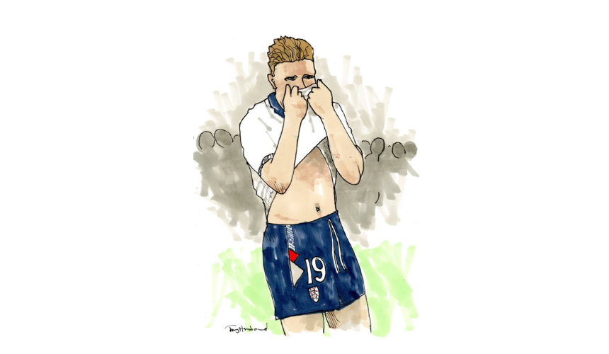 England football immortalised with ‘unforgettable’ cartoons to ...