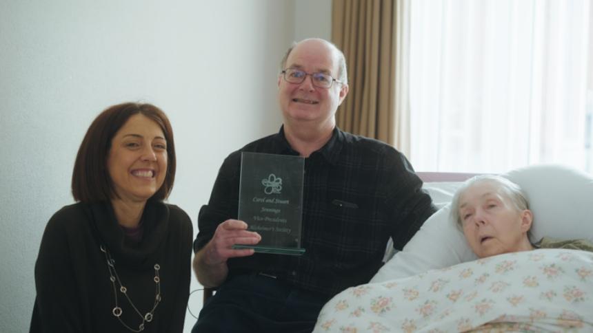 Honouring a couple affected by dementia for their contributions to ...